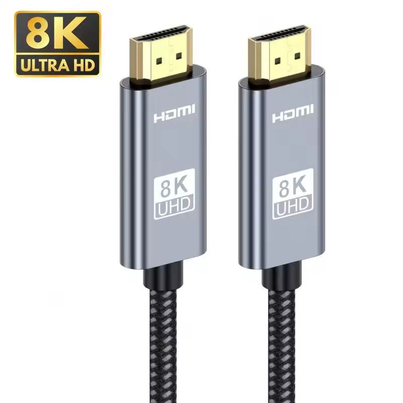 UQ24-010-028 8K60Hz Aluminum metal shell HDMI 2.1&2.0 Cable High Speed ...
